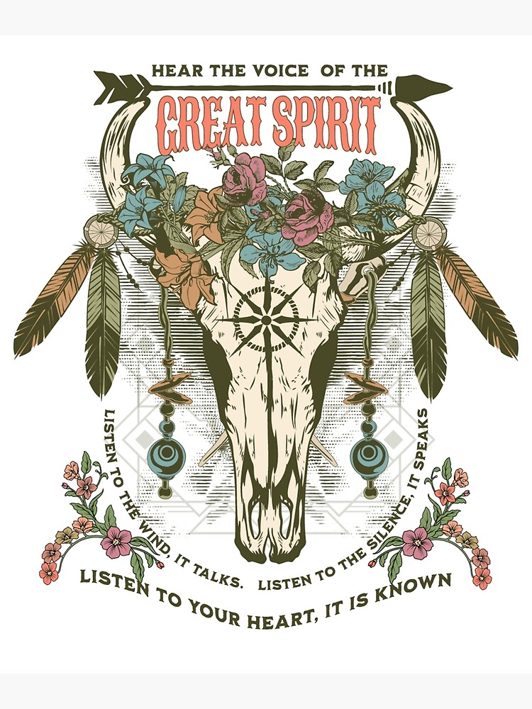 "The voice of the Great Spirit" Poster for Sale by Wisdom-of-One ...