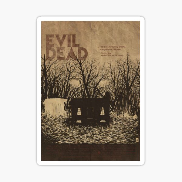 "Evil Dead" Sticker for Sale by WillisMinor | Redbubble