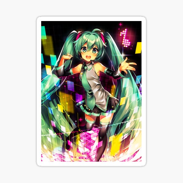 "Vocaloid Hatsune Miku" Sticker for Sale by BennieBruner | Redbubble