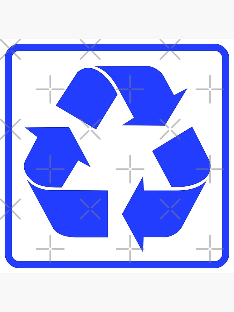 "Recycle bin labels with recycle symbol" Poster for Sale by noyomiart ...