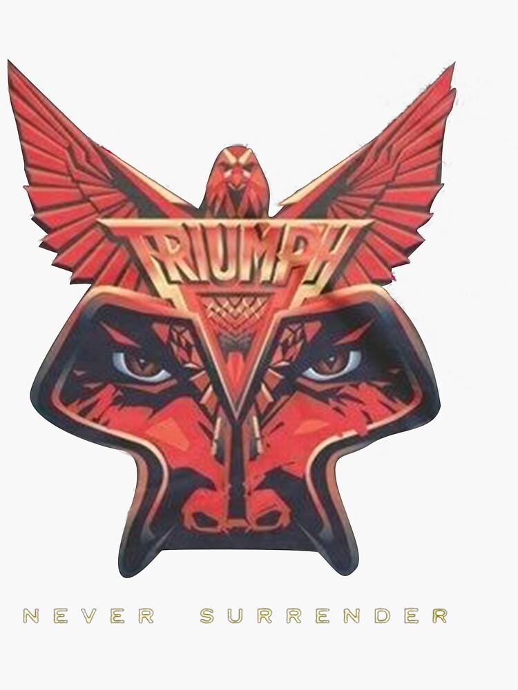 "Triumph Band" Sticker for Sale by shopGETME | Redbubble