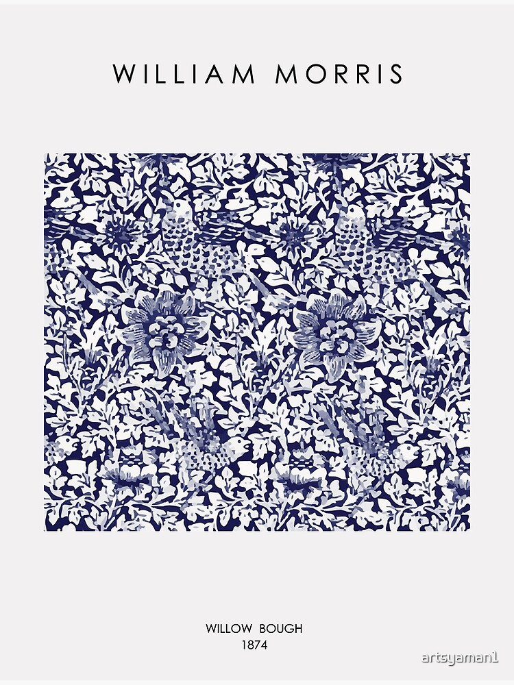 Póster «Cartel de la exposición de William Morris, Art Nouveau, Victoria and Albert Museum ...