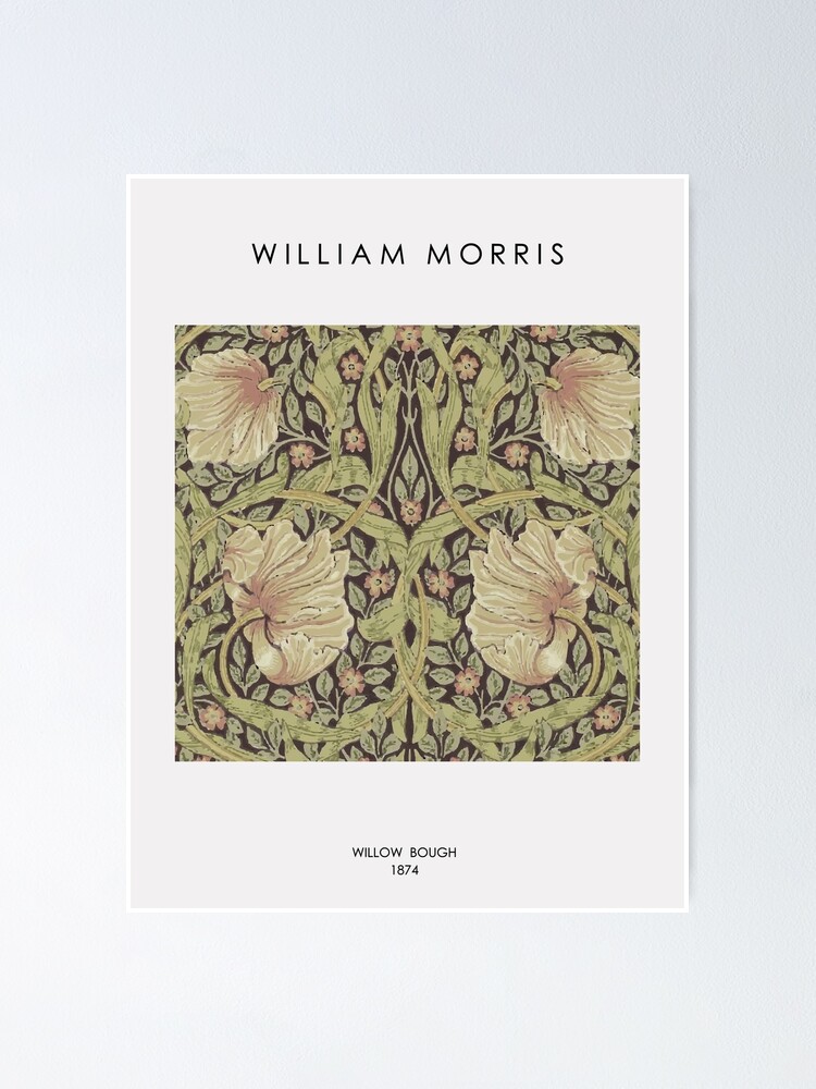 Póster «Cartel de la exposición de William Morris, Art Nouveau ...