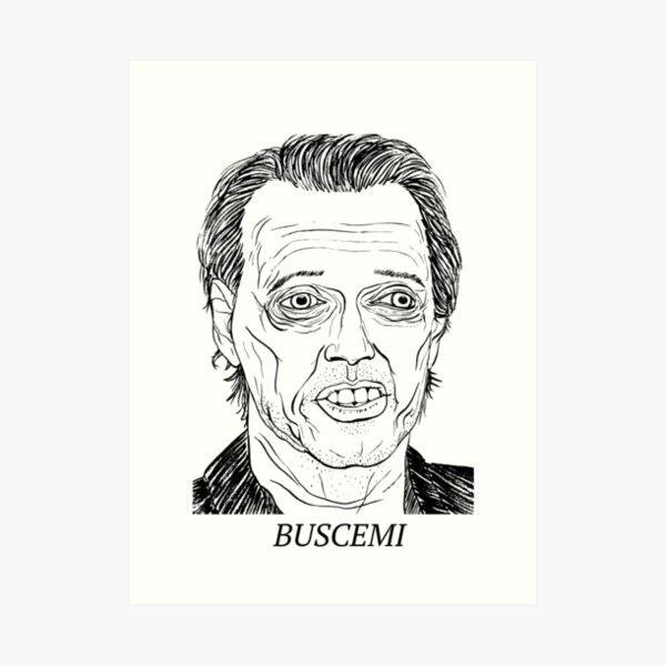 "Steve Buscemi" Art Print by KateMcDonough | Redbubble