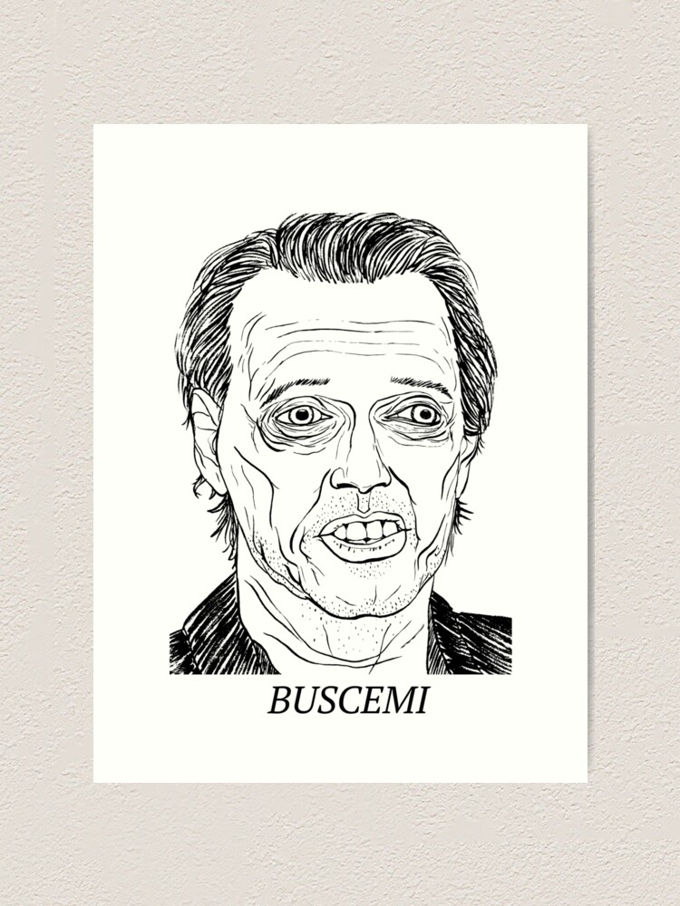 "Steve Buscemi" Art Print by KateMcDonough | Redbubble