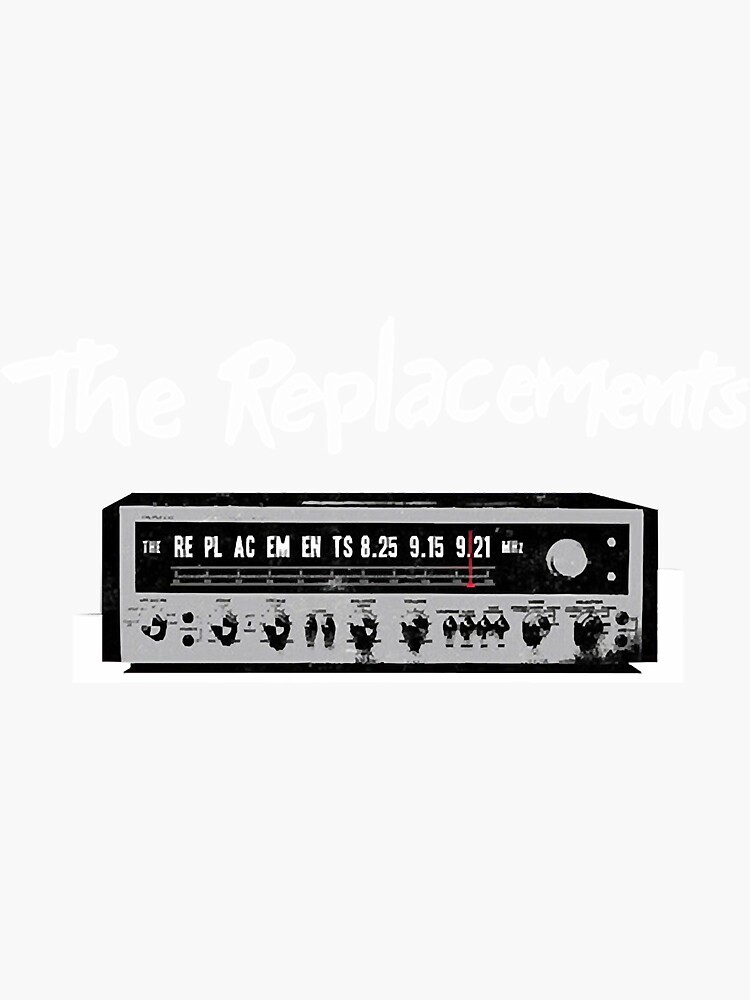 "Radio the replacements band gift for fans art" Sticker for Sale by ...