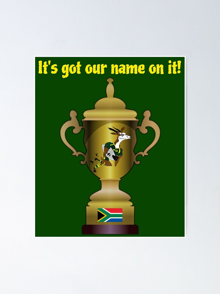 "Springboks. It's Got Our Name on It! Rugby World Cup 2023 " Poster for ...