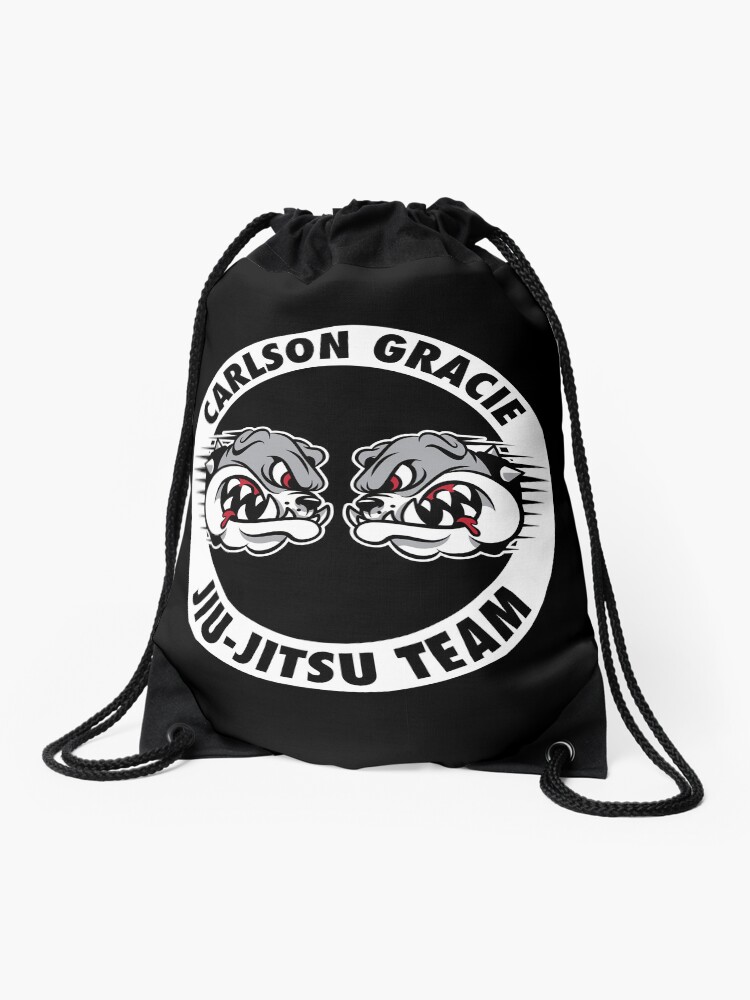 "Carlson Gracie Jiu-Jitsu Team" Drawstring Bag for Sale by The-sky-is ...