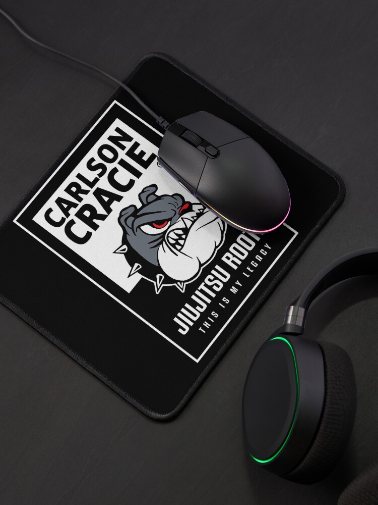 "Carlson Gracie Team Logo Jiu Jitsu Roots This Is My Legacy" Mouse Pad ...
