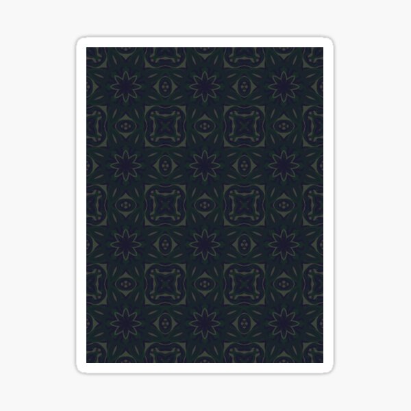 "Star shaped pattern representing a forest canopy" Sticker for Sale by ...