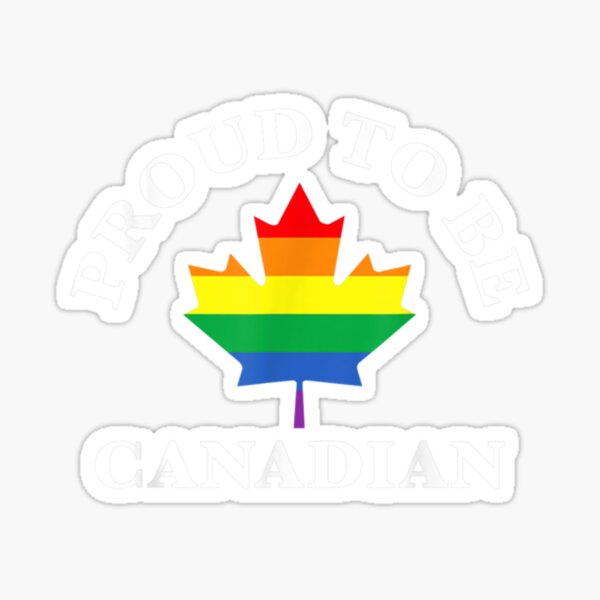 "canada gay pride canada gay pride canada gay pride " Sticker for Sale ...