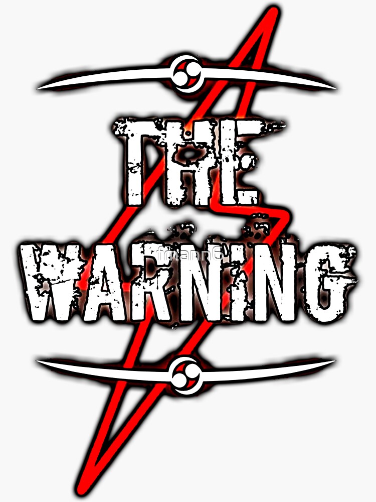 "original art the warning band + classic tshirt" Sticker for Sale by ...