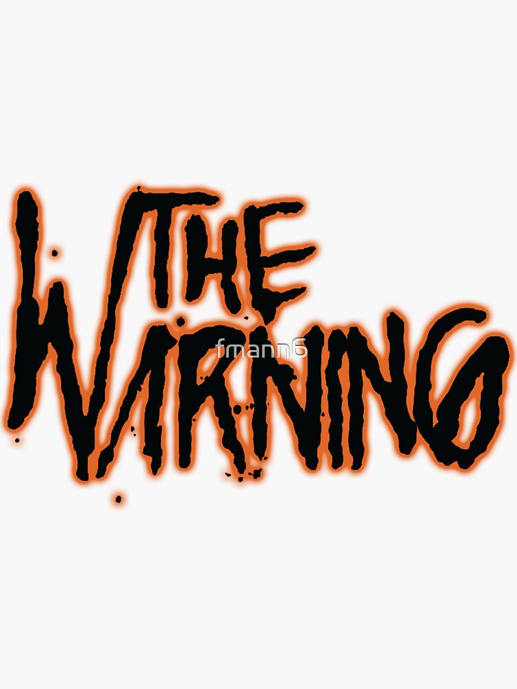 "original art the warning band + classic tshirt" Sticker for Sale by ...