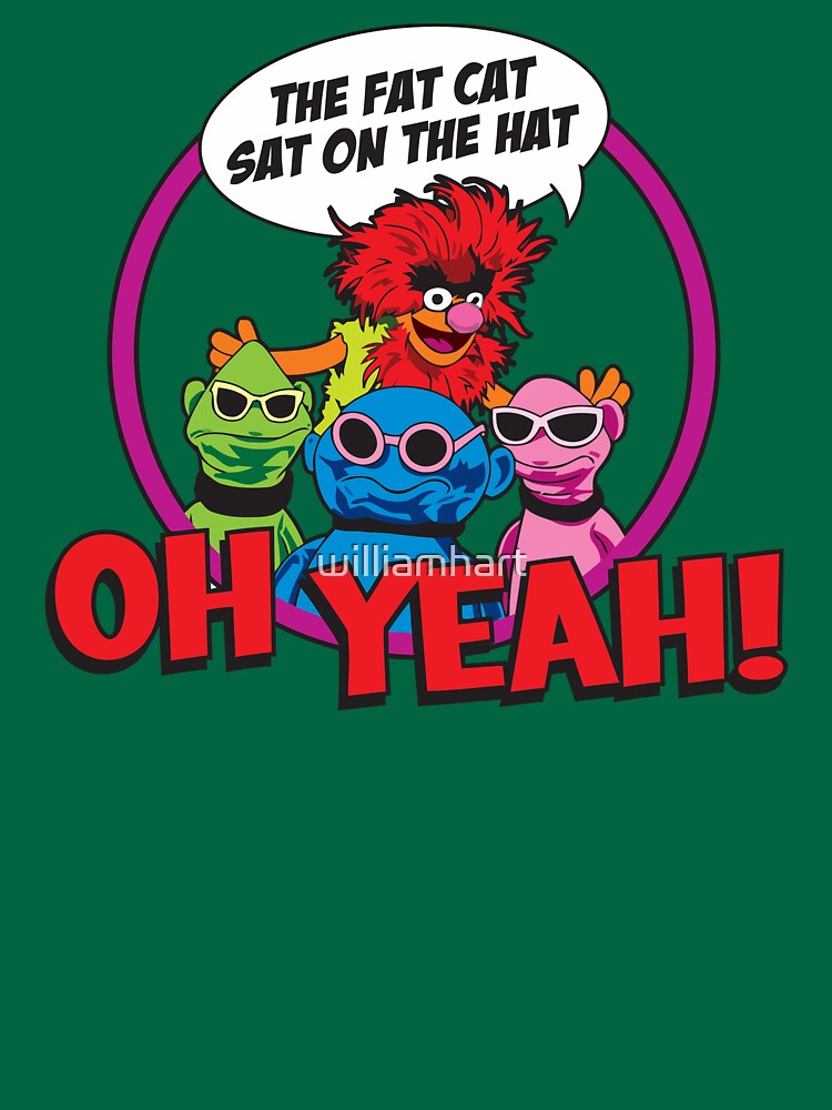 "THE FAT CAT SAT ON THE HAT" T-shirt for Sale by williamhart ...