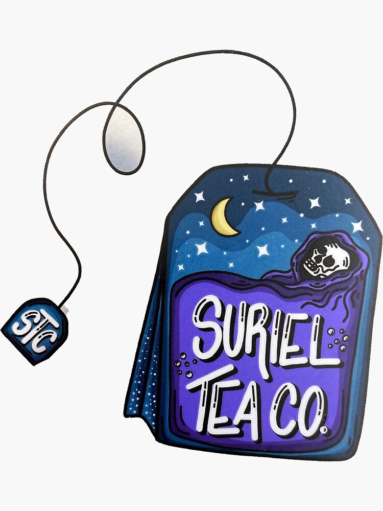 "ACOTAR Suriel Tea" Sticker for Sale by DEVAPP | Redbubble