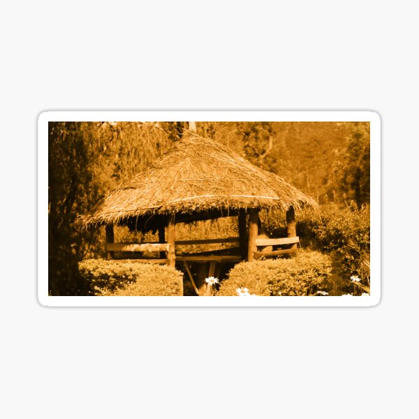 "small hut " Sticker for Sale by UORkoila | Redbubble