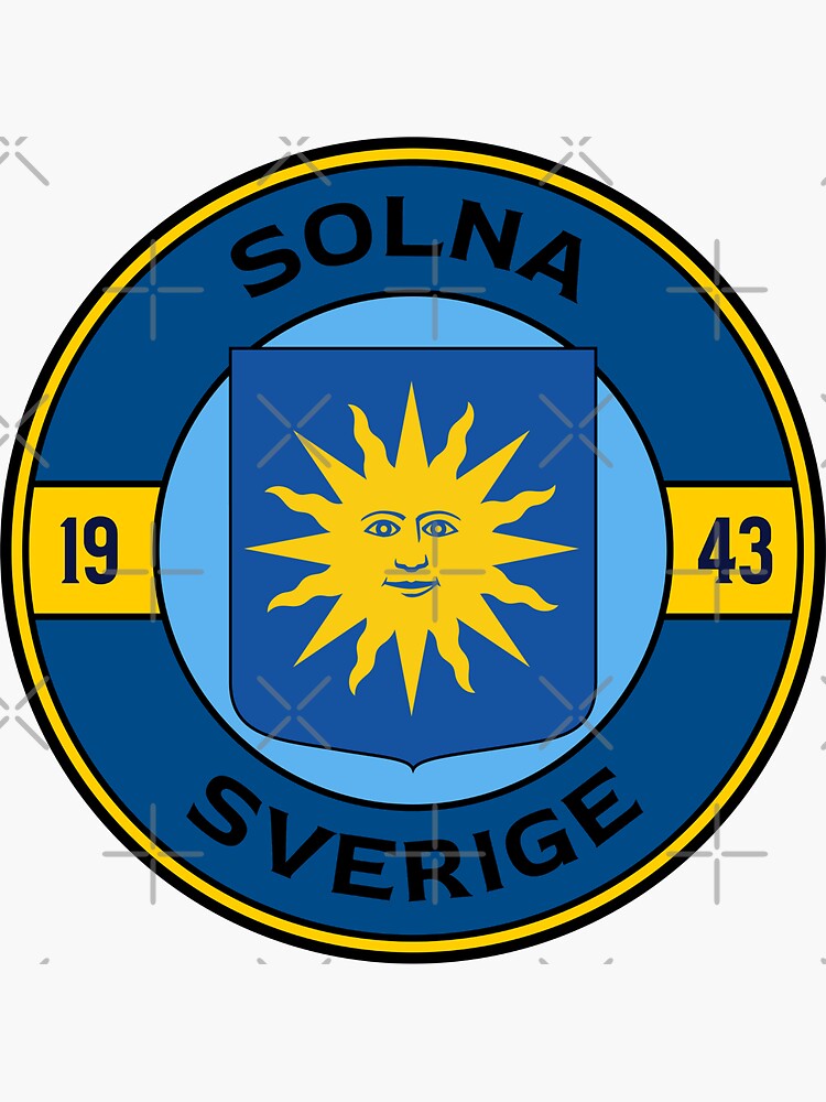 "Solna, Sverige - Black font" Sticker for Sale by PosiDesigns | Redbubble