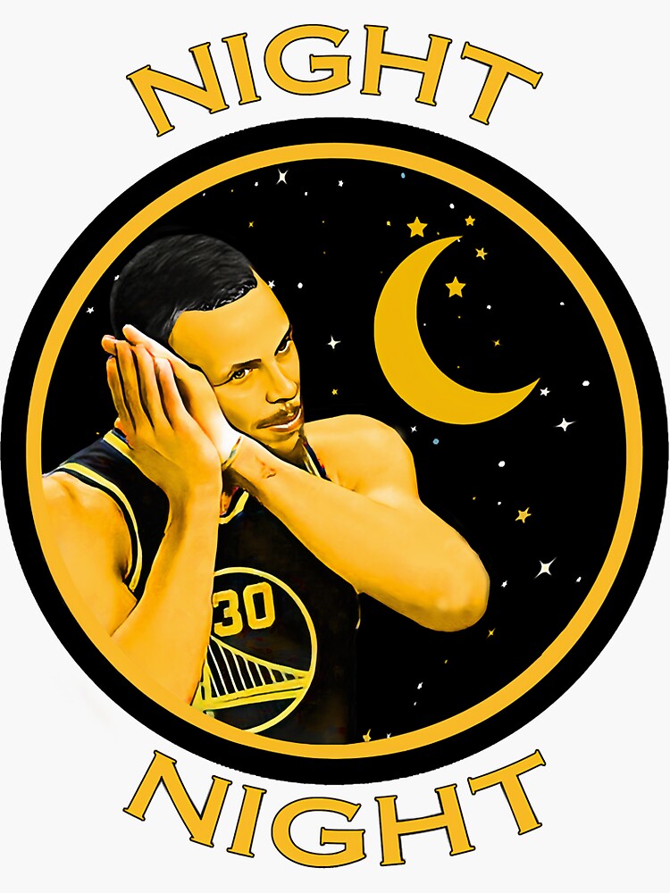 "Chef Curry Night Night" Sticker for Sale by AndreKemmerzell | Redbubble