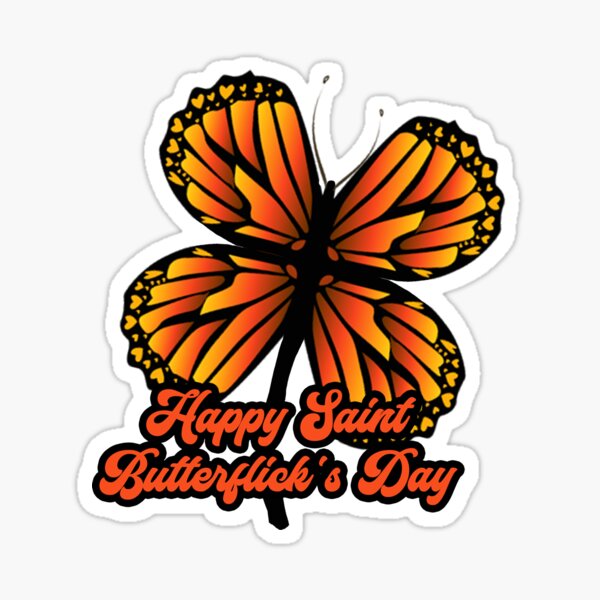 "Butterfly St patricks day" Sticker for Sale by AsKartongs | Redbubble