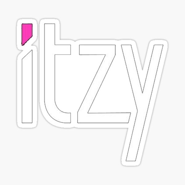 "ITZY logo" Sticker for Sale by SparklySmoke | Redbubble