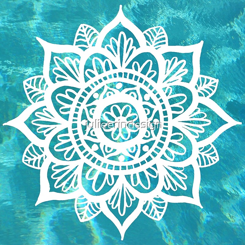 "Water Mandala" by Julie Erin Designs | Redbubble
