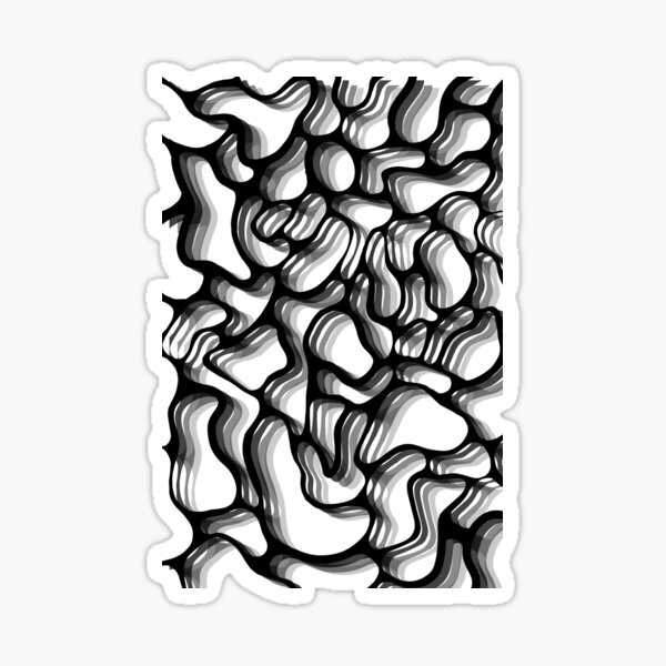 "black a blob" Sticker for Sale by lenamur | Redbubble
