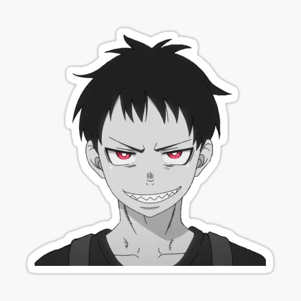 "Shinra Kusakabe from Fire Force " Sticker for Sale by zimmermansmp ...