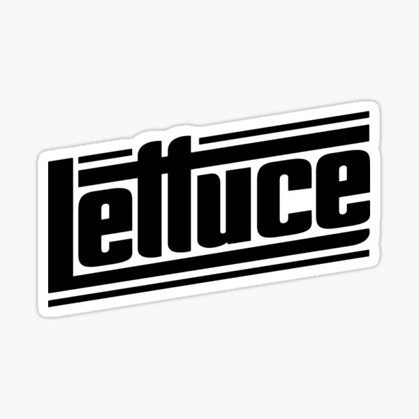 "Lettuce Band " Sticker for Sale by Samsar | Redbubble