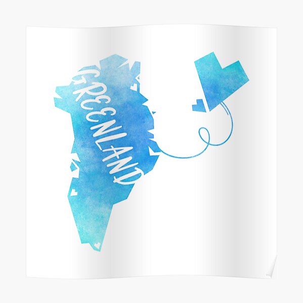 "Greenland" Poster for Sale by Motivburg | Redbubble