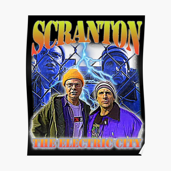 "Scranton The Electric City" Poster for Sale by AndreKemmerzell | Redbubble