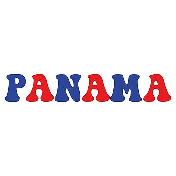 "Panama Letters PTY" Sticker for Sale by DesignPMG | Redbubble