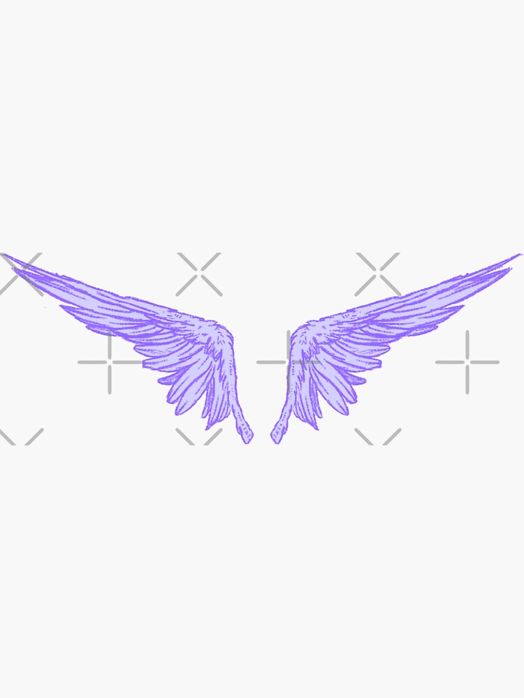 "Angel wings sticker y2k " Sticker for Sale by DanaanArt111 | Redbubble