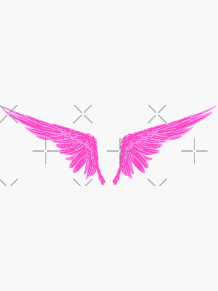 "Angel wings sticker y2k" Sticker for Sale by DanaanArt111 | Redbubble