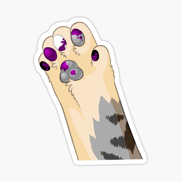 "Reaching Ace Kitty" Sticker for Sale by Cherushii78 | Redbubble