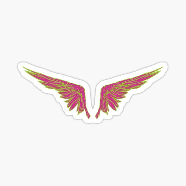 "Angel wings sticker y2k " Sticker for Sale by DanaanArt111 | Redbubble