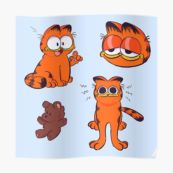 "Garf gang" Poster for Sale by SeaBees | Redbubble