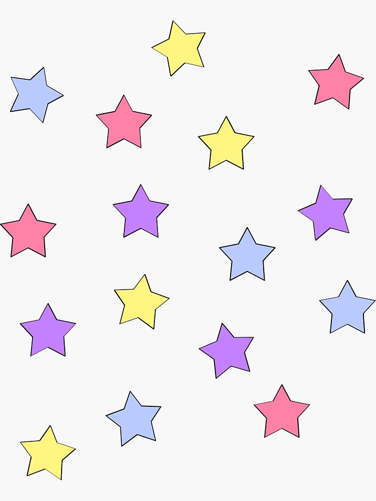 Retro Mini Star Pack Sticker For Sale By Jaustensoffice Redbubble