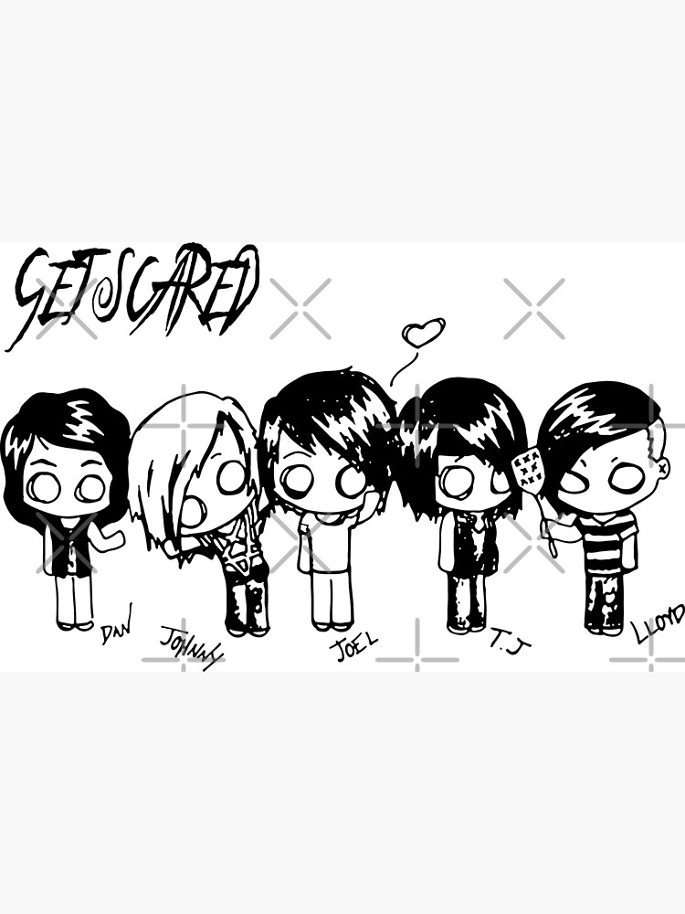 "Get Scared Band" Poster for Sale by MuchHmdn | Redbubble