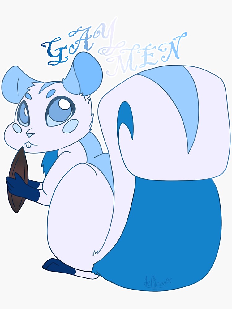 "Pride Month Gay Men Squirrel" Sticker for Sale by JeffiinaPie | Redbubble