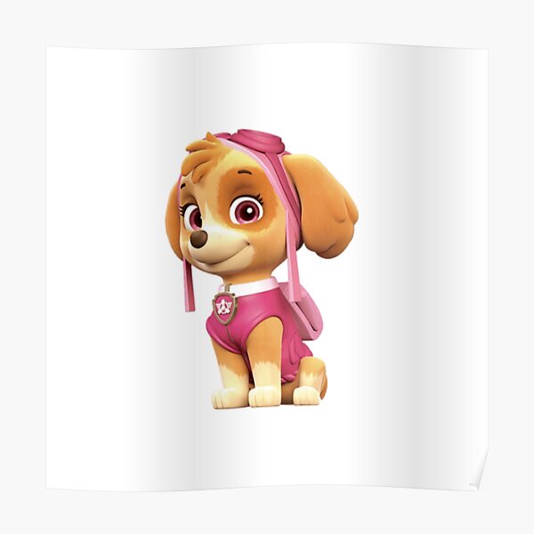 Paw Patrol Skye Poster For Sale By Aissa6900 Redbubble