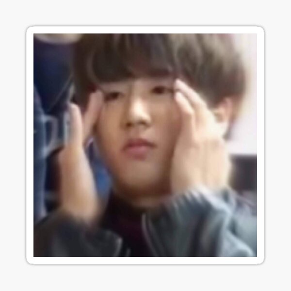 "han kpop meme face stray kids" Sticker for Sale by johun335 | Redbubble