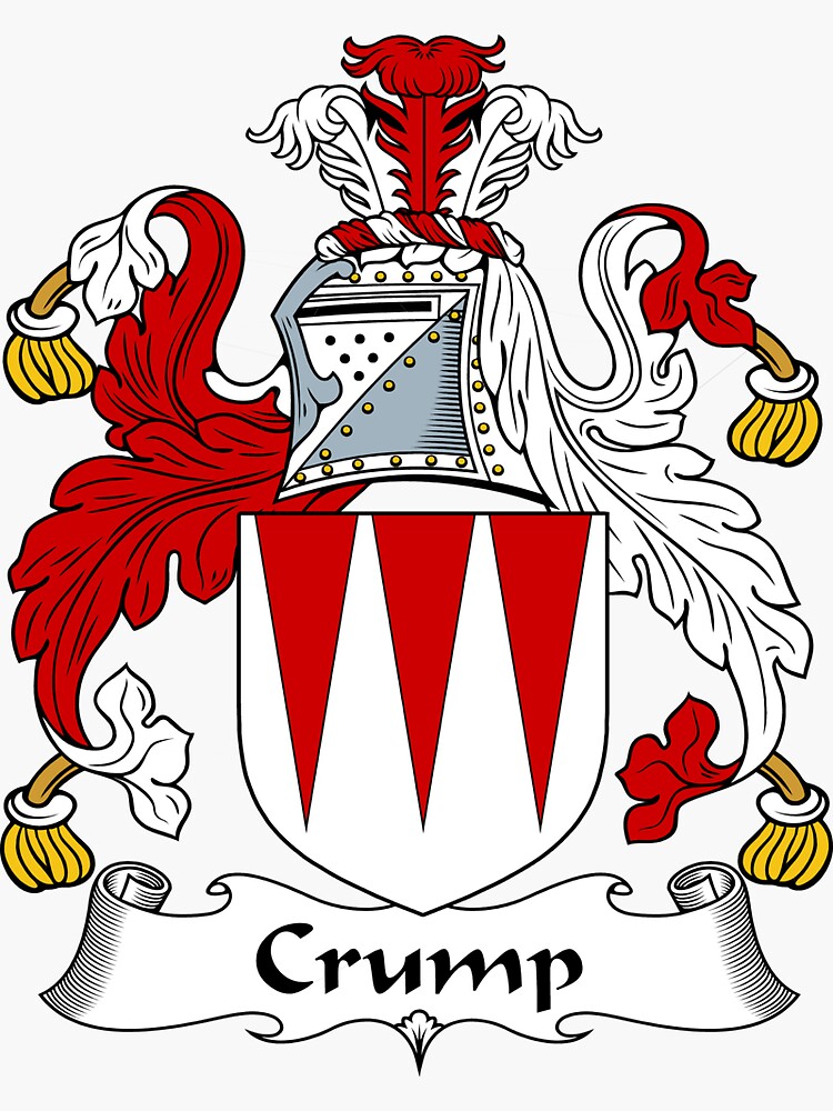 "Crump" Sticker by HaroldHeraldry | Redbubble