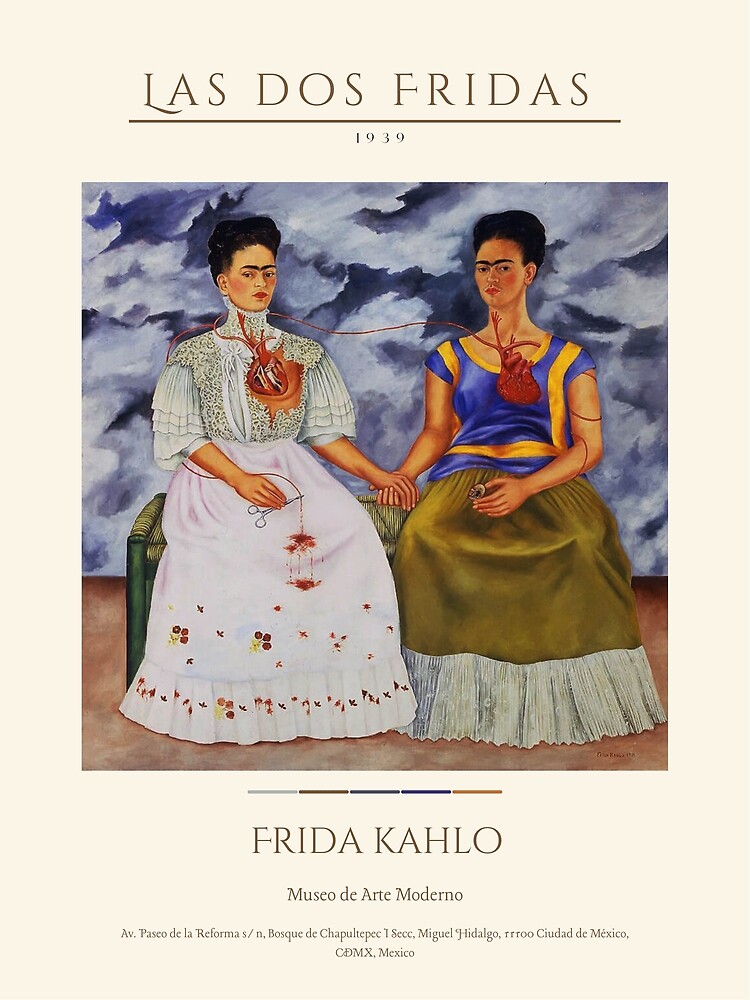 Frida Kahlo poster - The Two Fridas Premium Matte Vertical Poster sold ...