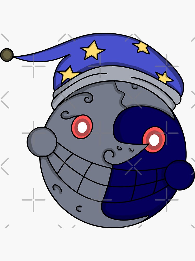 "fnaf - security breach moondrop face" Sticker for Sale by bashar ...