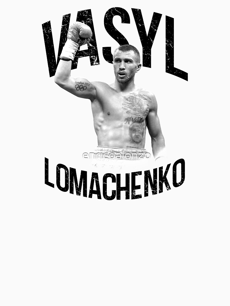 "Vasyl Lomachenko" T-shirt for Sale by enricoalonzo | Redbubble | vasyl ...