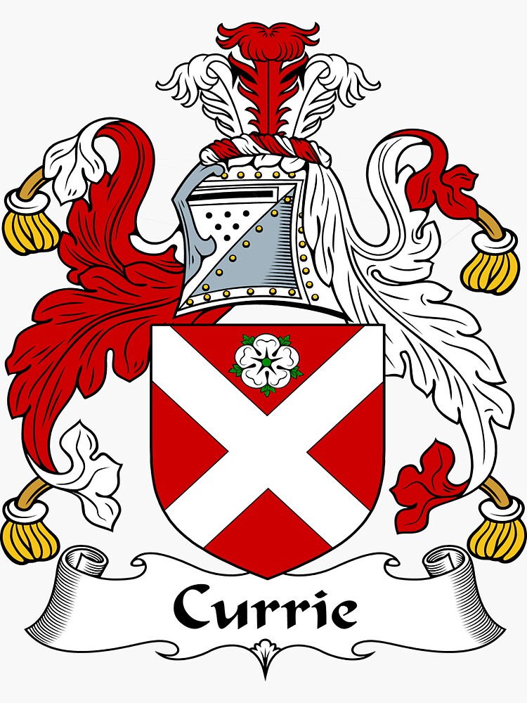 "Currie " Sticker for Sale by HaroldHeraldry | Redbubble