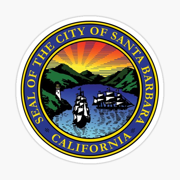 "Santa Barbara Logo" Sticker for Sale by NapaSupply | Redbubble