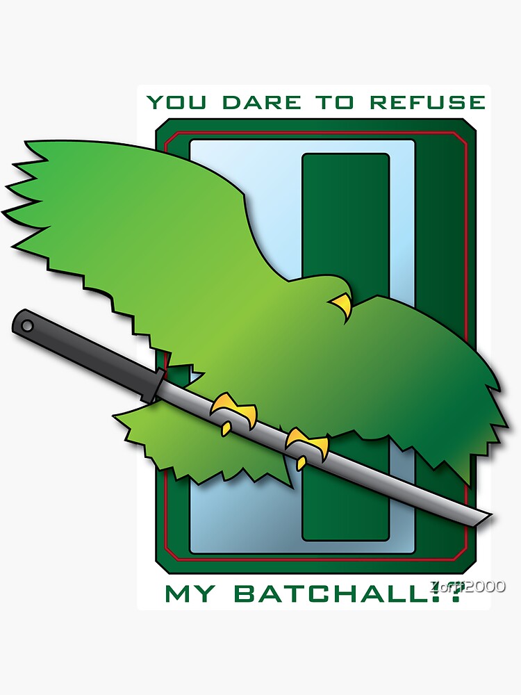 "Jade Falcon Batchalls" Sticker for Sale by Zorff2000 | Redbubble