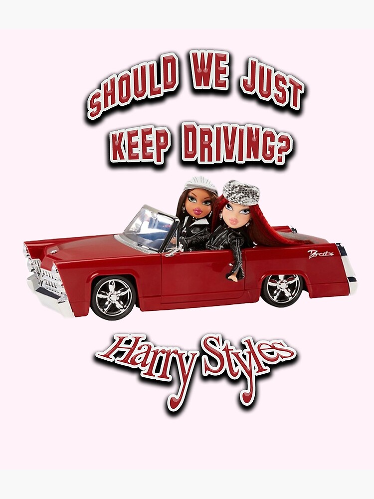 "harrystyles should we just keep driving" Poster for Sale by ...