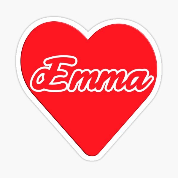 "Emma stickers" Sticker for Sale by Lory11 | Redbubble